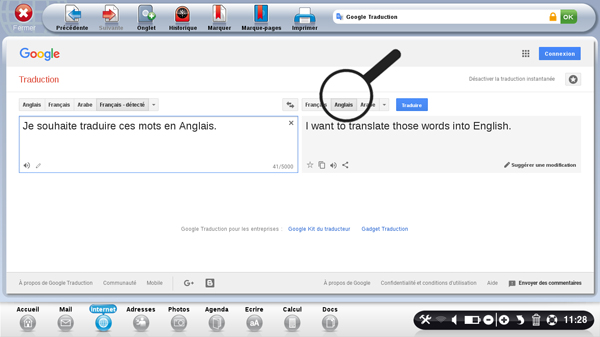 Traduire en ligne avec Google™ Traduction - Ordissimo, des technologies ...